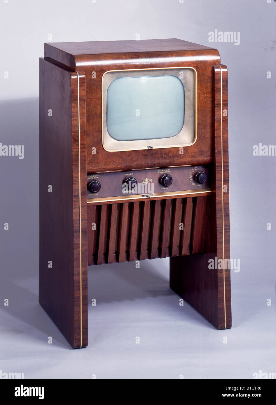 broadcast, television, TV set, typ Nora Lumen, Germany, 1951 Stock ...