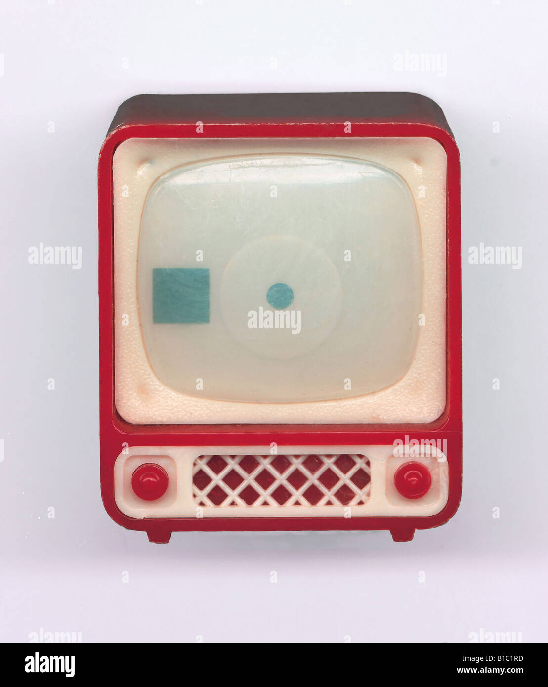 toy, miniature TV set, Germany, circa 1962 Stock Photo - Alamy