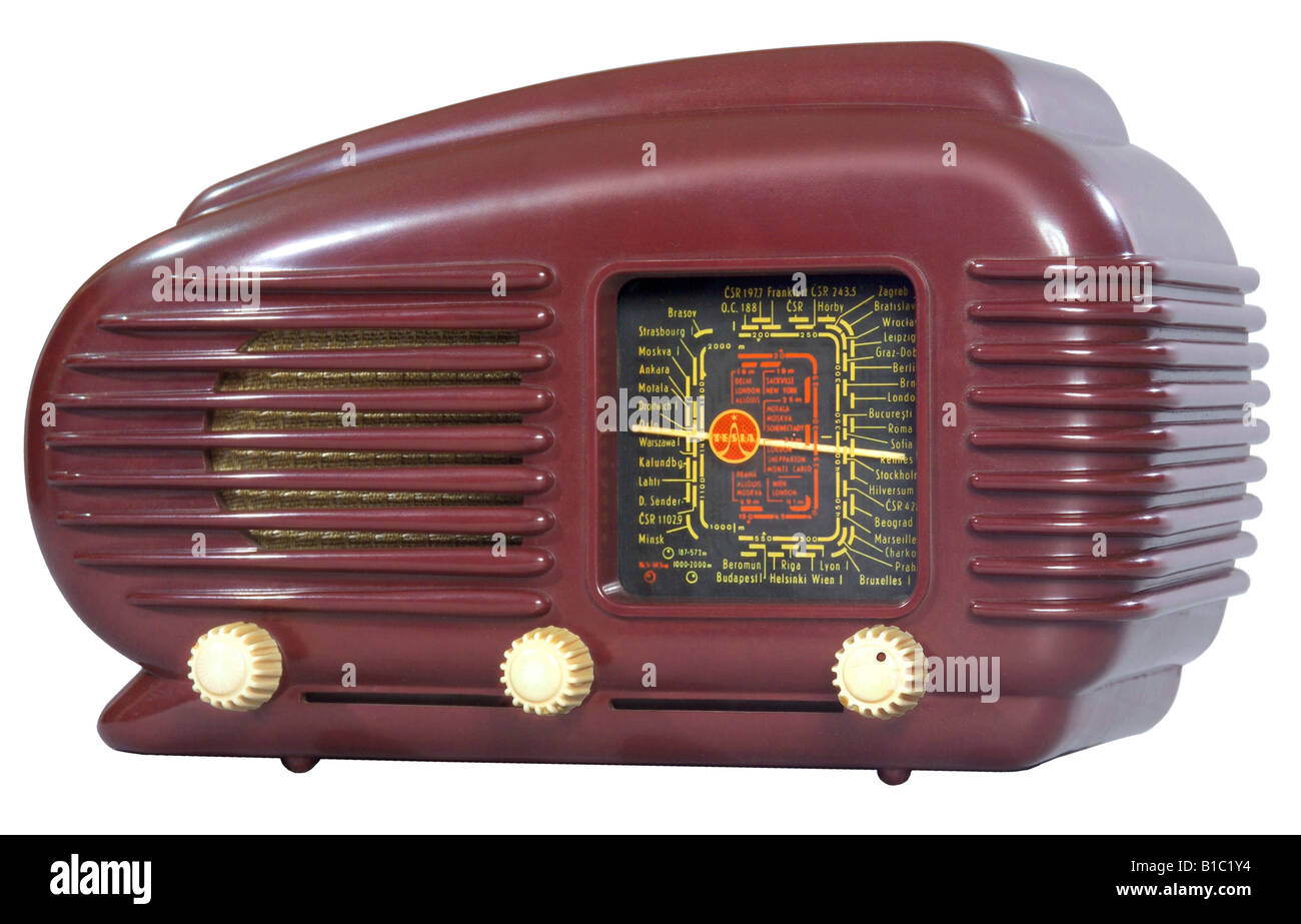 broadcast, radio, radio sets, type, typ Tesla Talisman 308 U ...