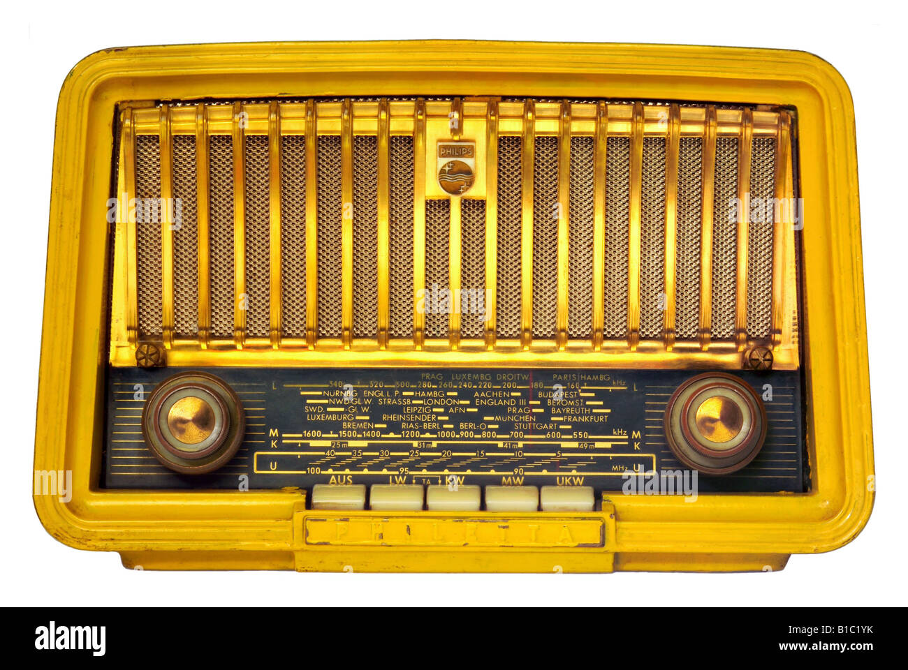 broadcast, radio, radio sets, type Philetta, 1950s, Germany, 1954 Stock ...