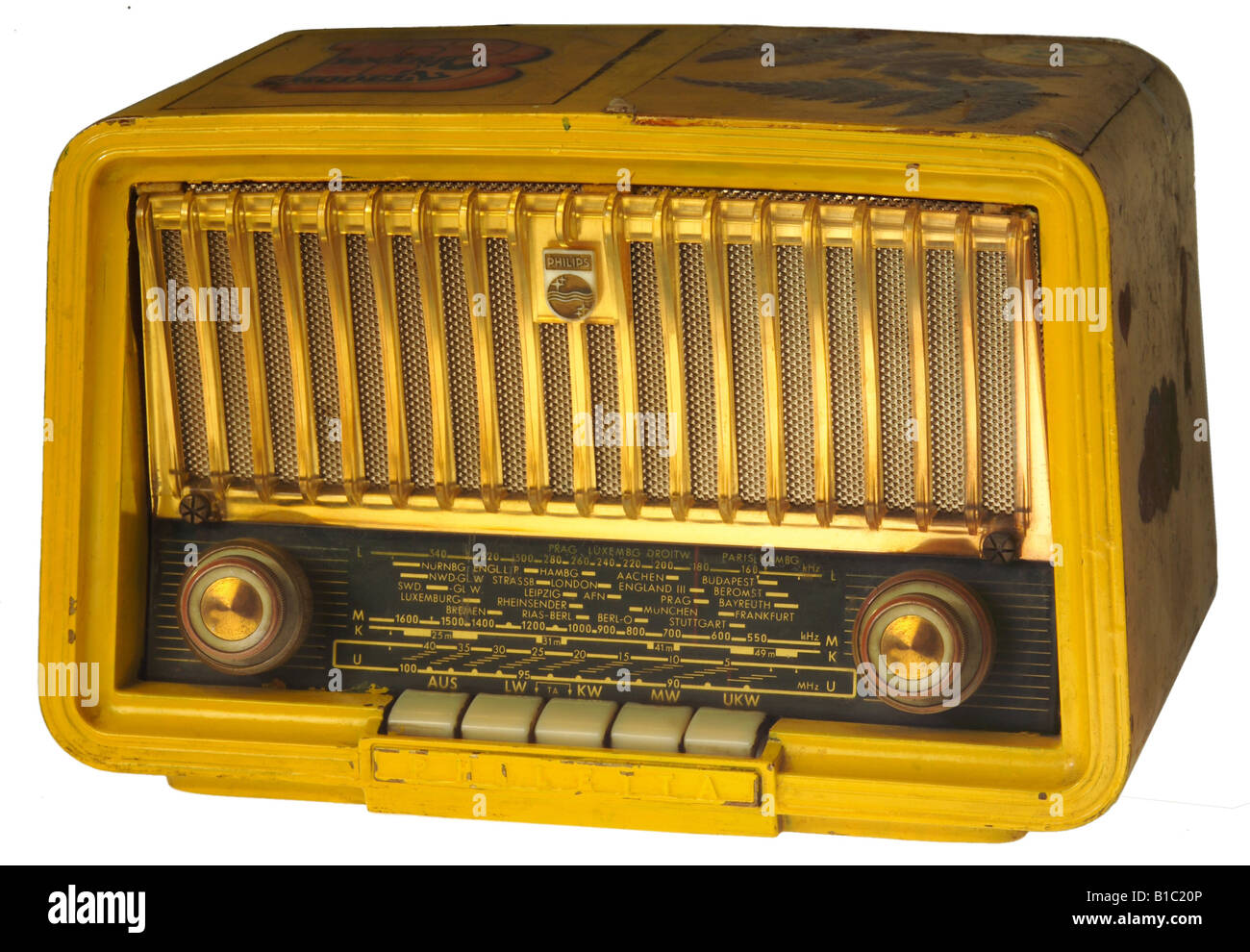 broadcast, radio, radio sets, type: Philips, Germany, 1954 Stock Photo ...