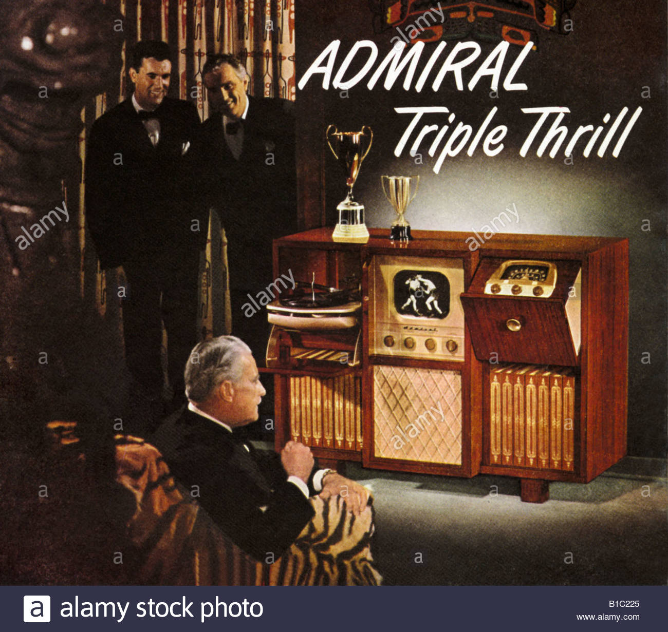 1940s Television Set Stock Photos & 1940s Television Set Stock Images ...