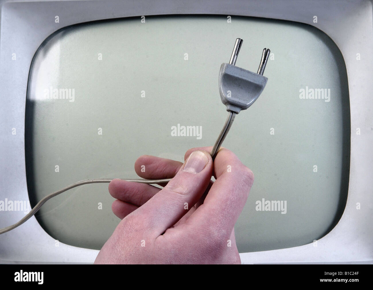 broadcast, television, equipment, power plug, Germany, 1960s Stock ...