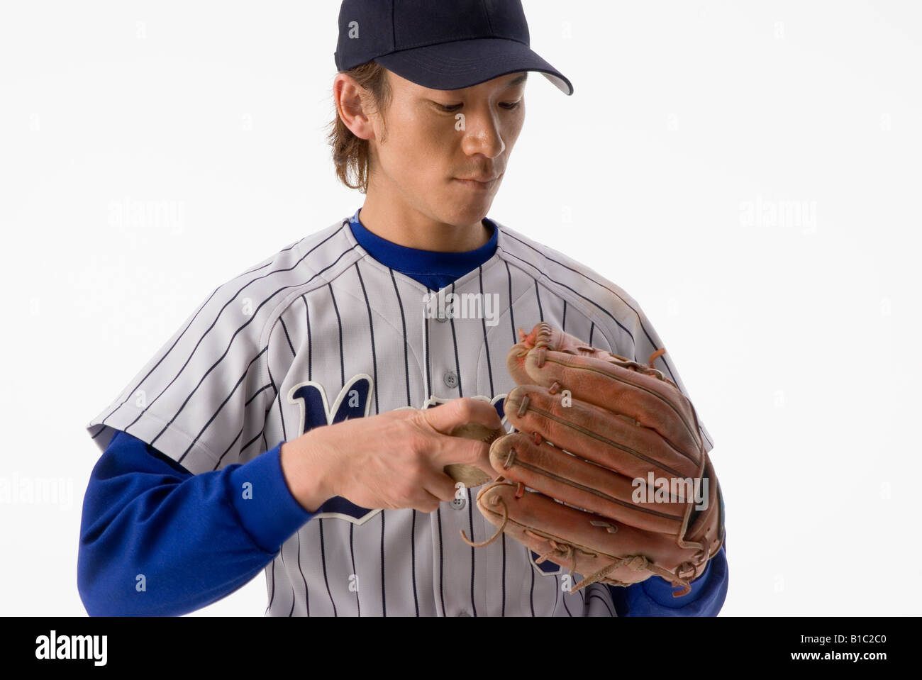 Portrait of pitcher Stock Photo - Alamy