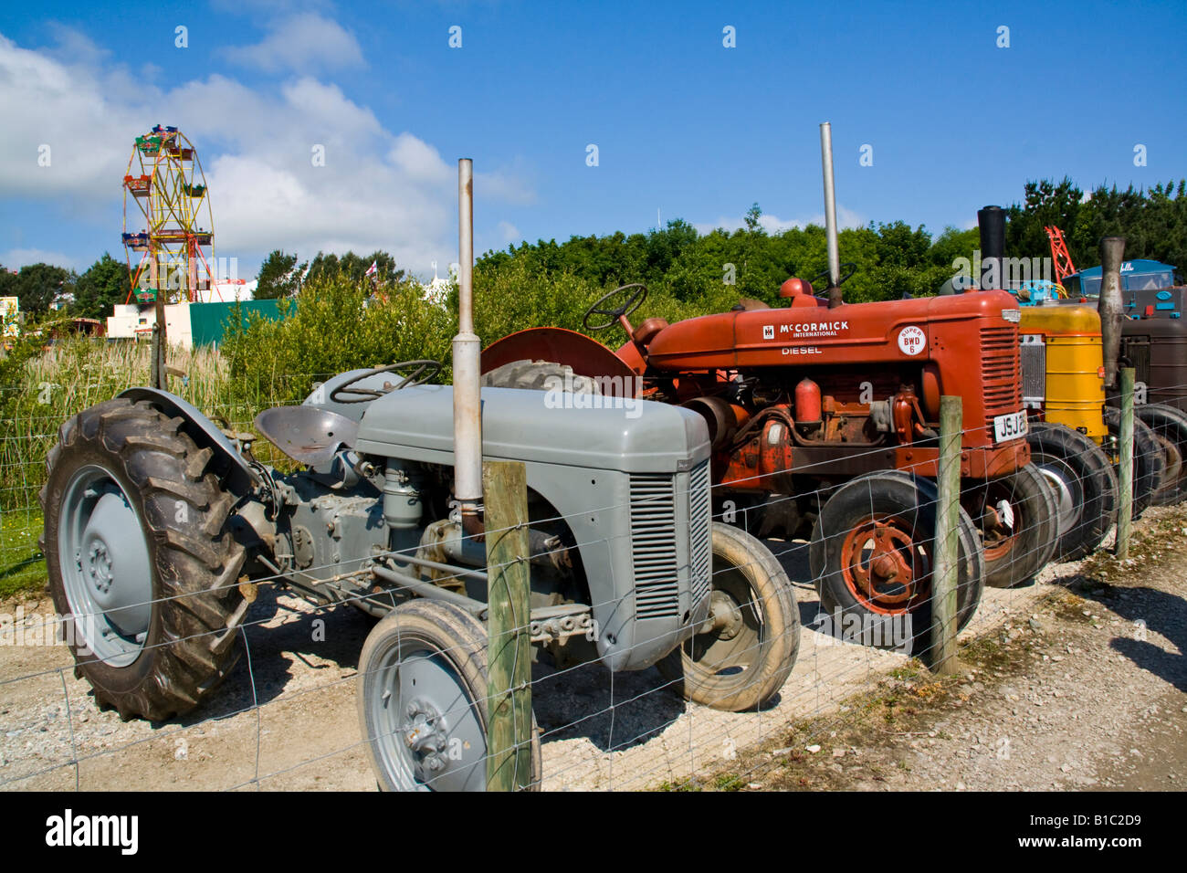 Historic Tractors at Royal Cornwall Show 2008 Stock Photo - Alamy