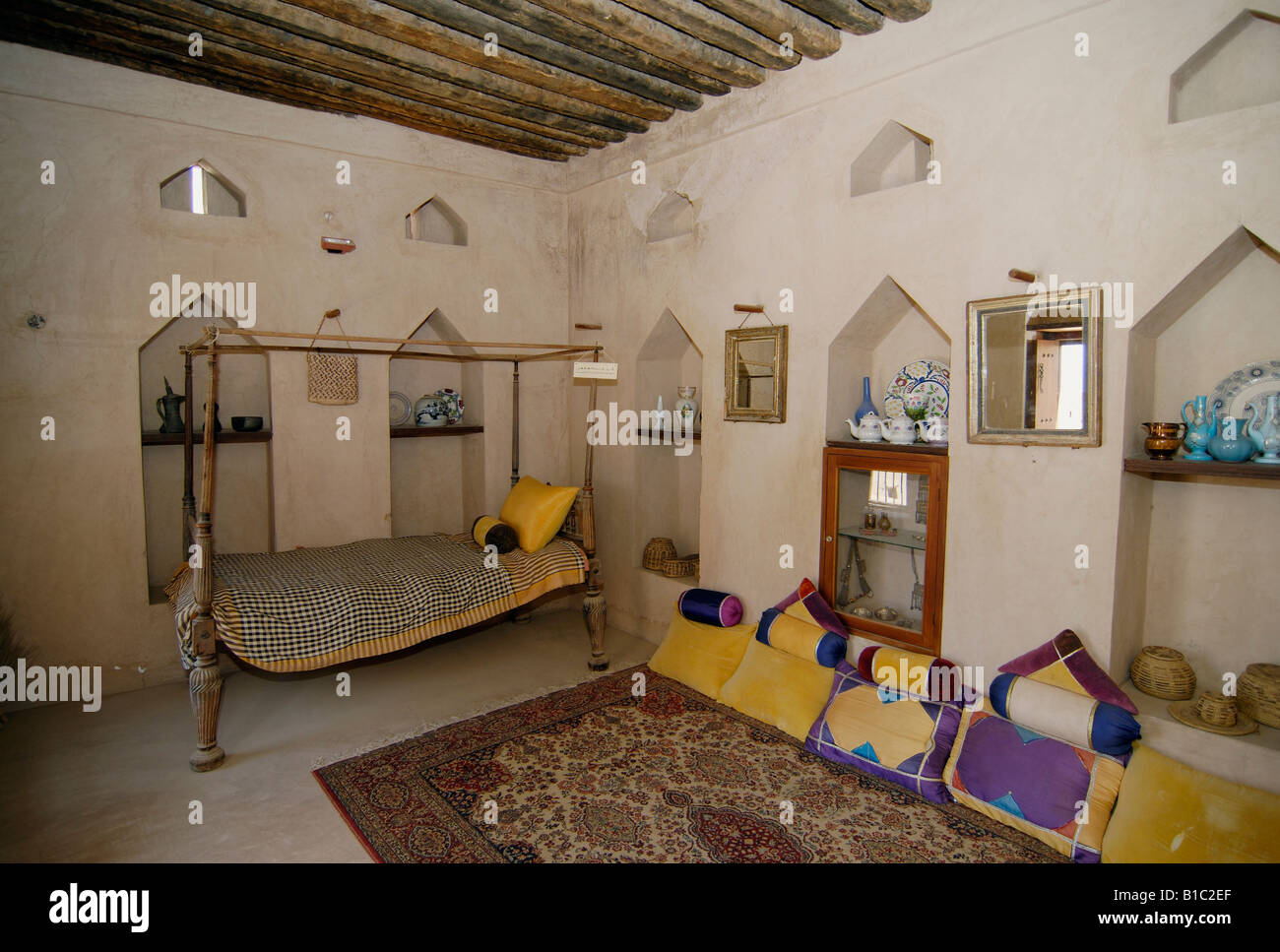 architecture, castles, Oman, Nakhal Fort, interior view, Additional ...