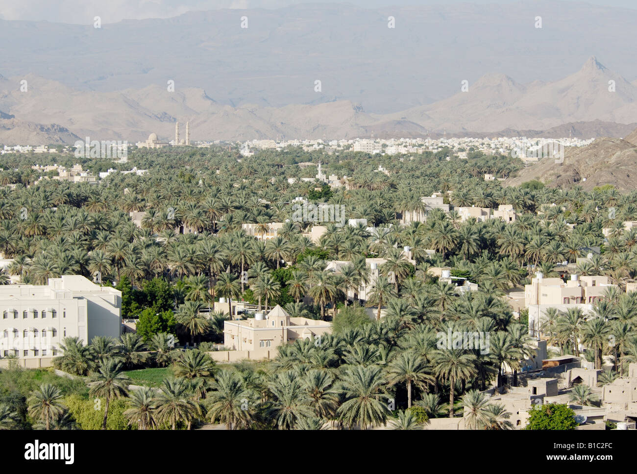 geography / travel, Oman, Ibri, city views / cityscapes, view towards ...