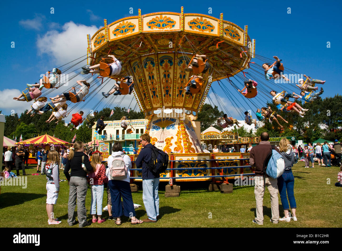 Fairground ride at Royal Cornwall Show 2008 Stock Photo - Alamy