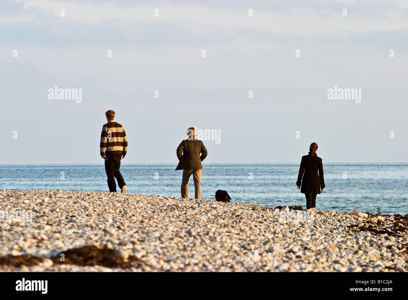 Walking on the beach Stock Photo - Alamy