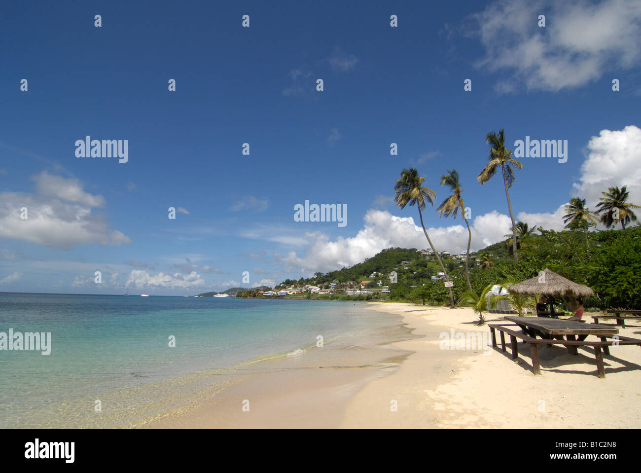 View grand anse beach hi-res stock photography and images - Alamy
