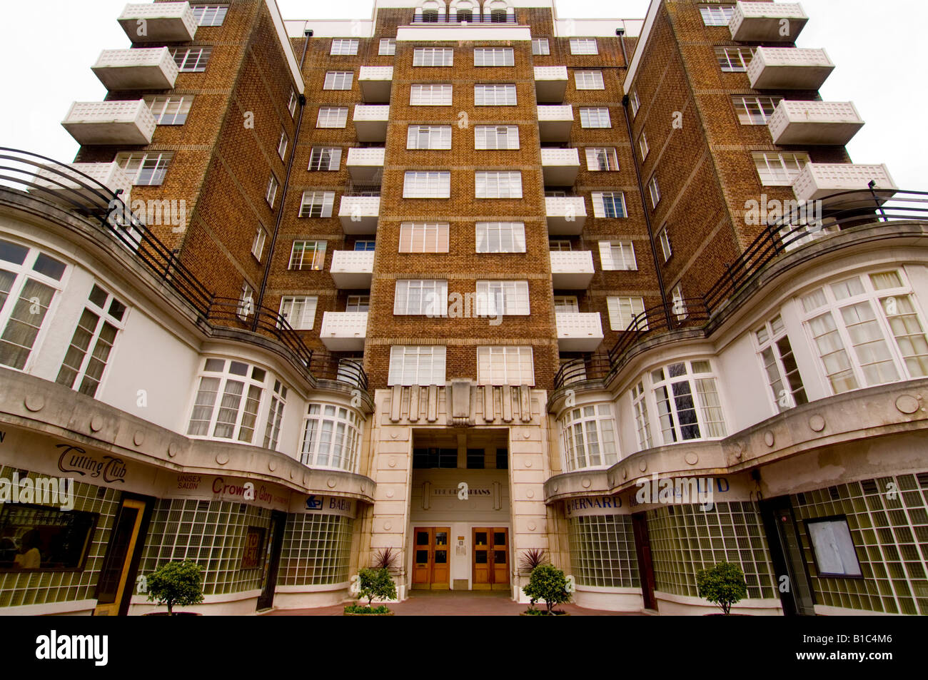 The Grampians, an example of Art Deco architecture in London Stock ...