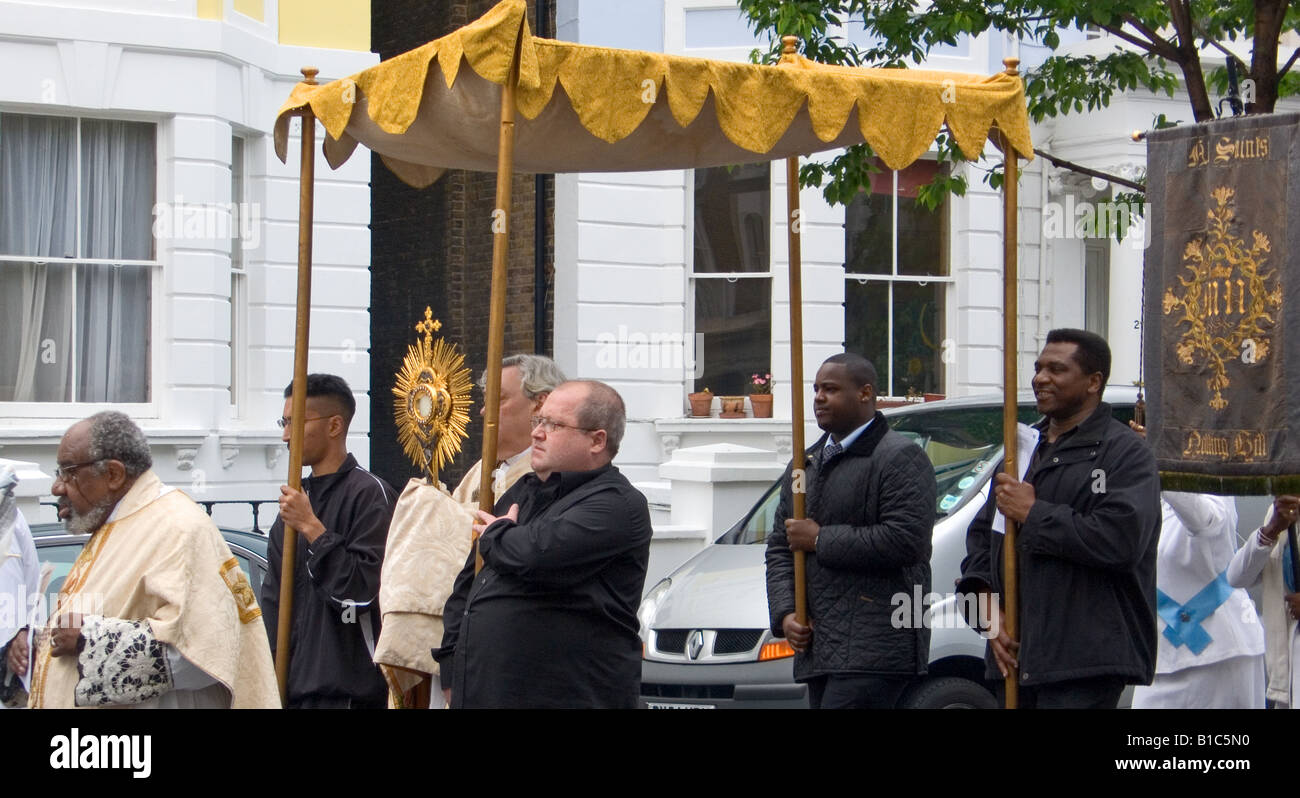 Corpus christi procession monstrance hi-res stock photography and ...