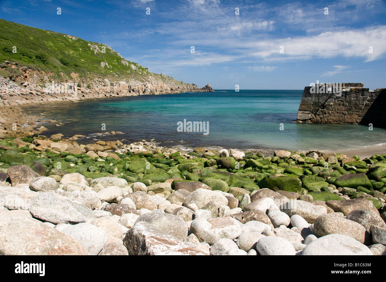Lamorna cove cornwall hi-res stock photography and images - Alamy