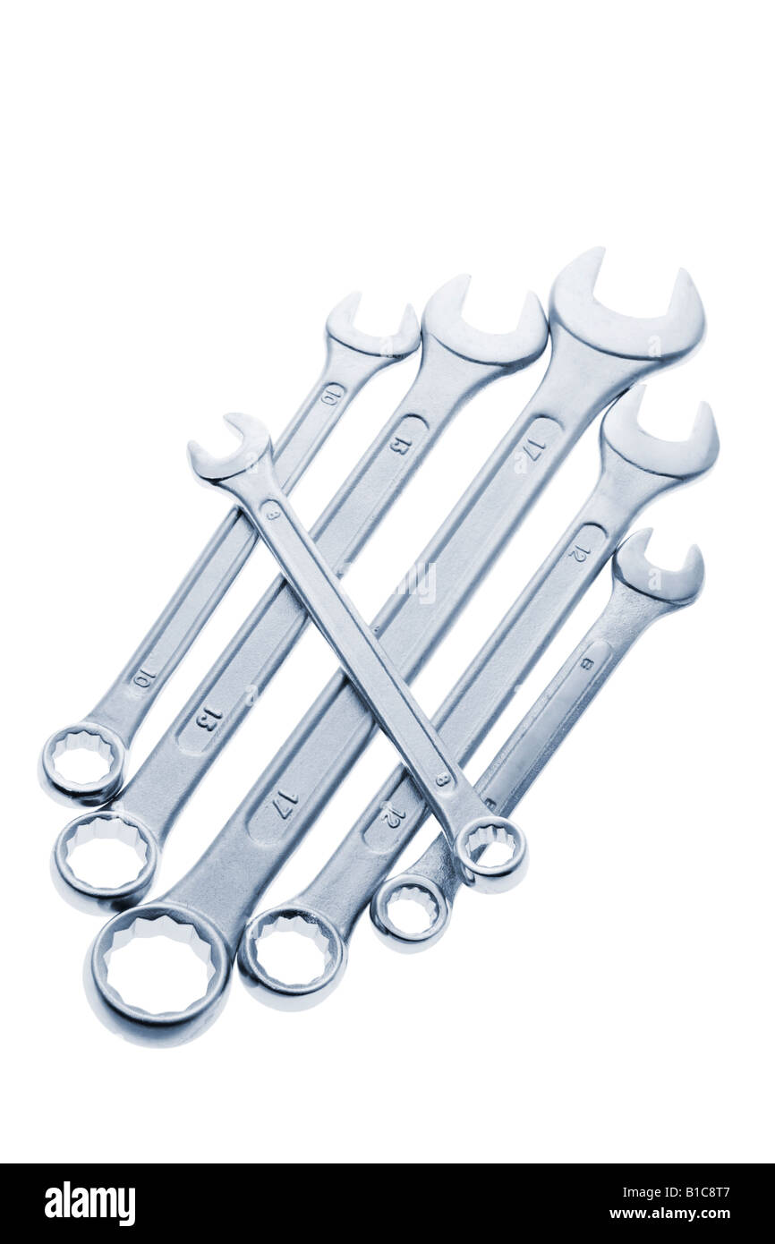 Collection of Spanners Stock Photo - Alamy