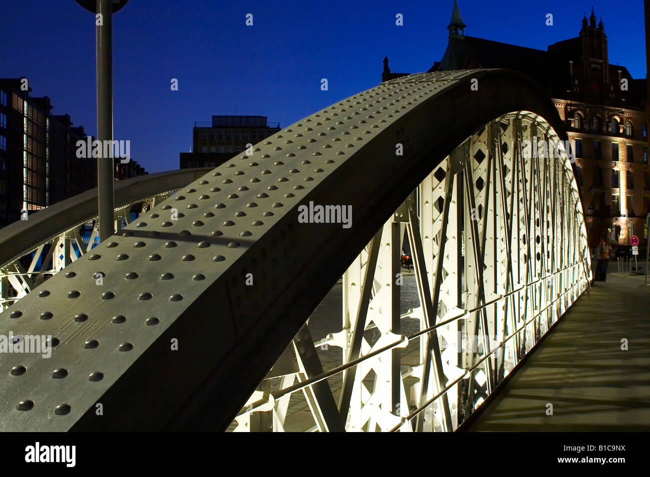 detail of a steel bridge (rivets Stock Photo - Alamy
