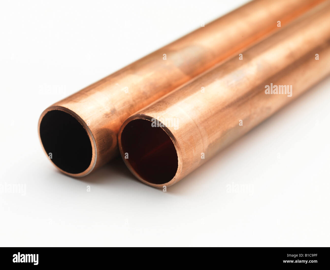 pipe tube copper metal rosy conductor heat joint Stock Photo - Alamy