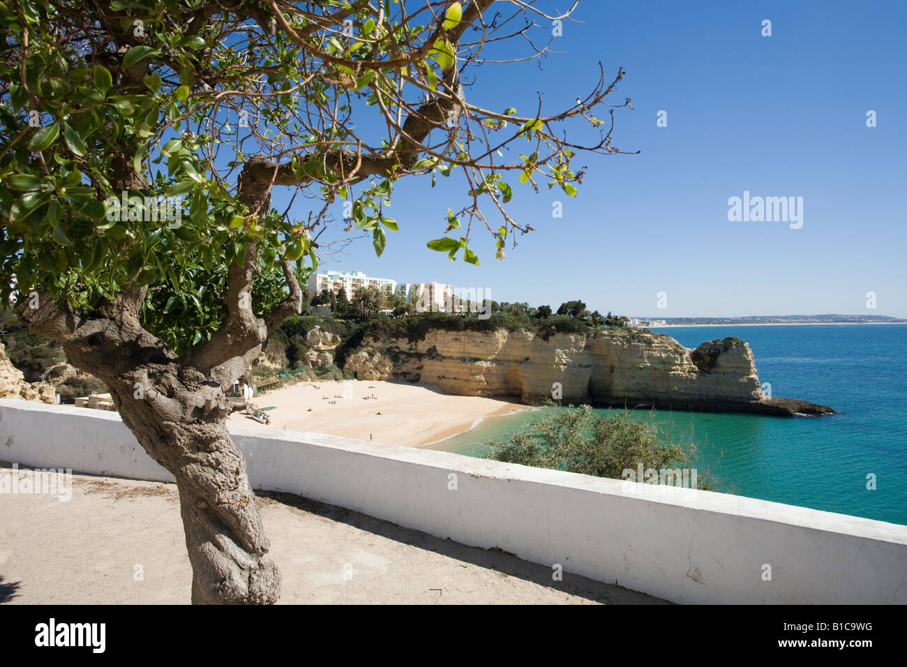 Praia do Senhora da Rocha Armacao de Pera Algarve Portugal Stock Photo ...