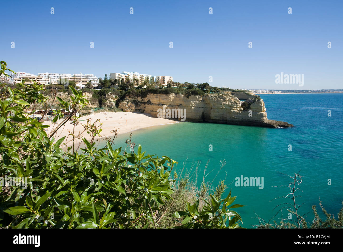 Praia do Senhora da Rocha Armacao de Pera Algarve Portugal Stock Photo ...