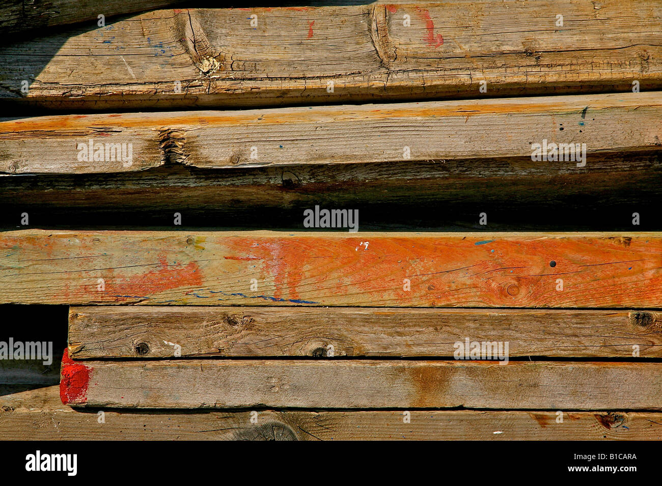 Stack of railway sleepers hi-res stock photography and images - Alamy