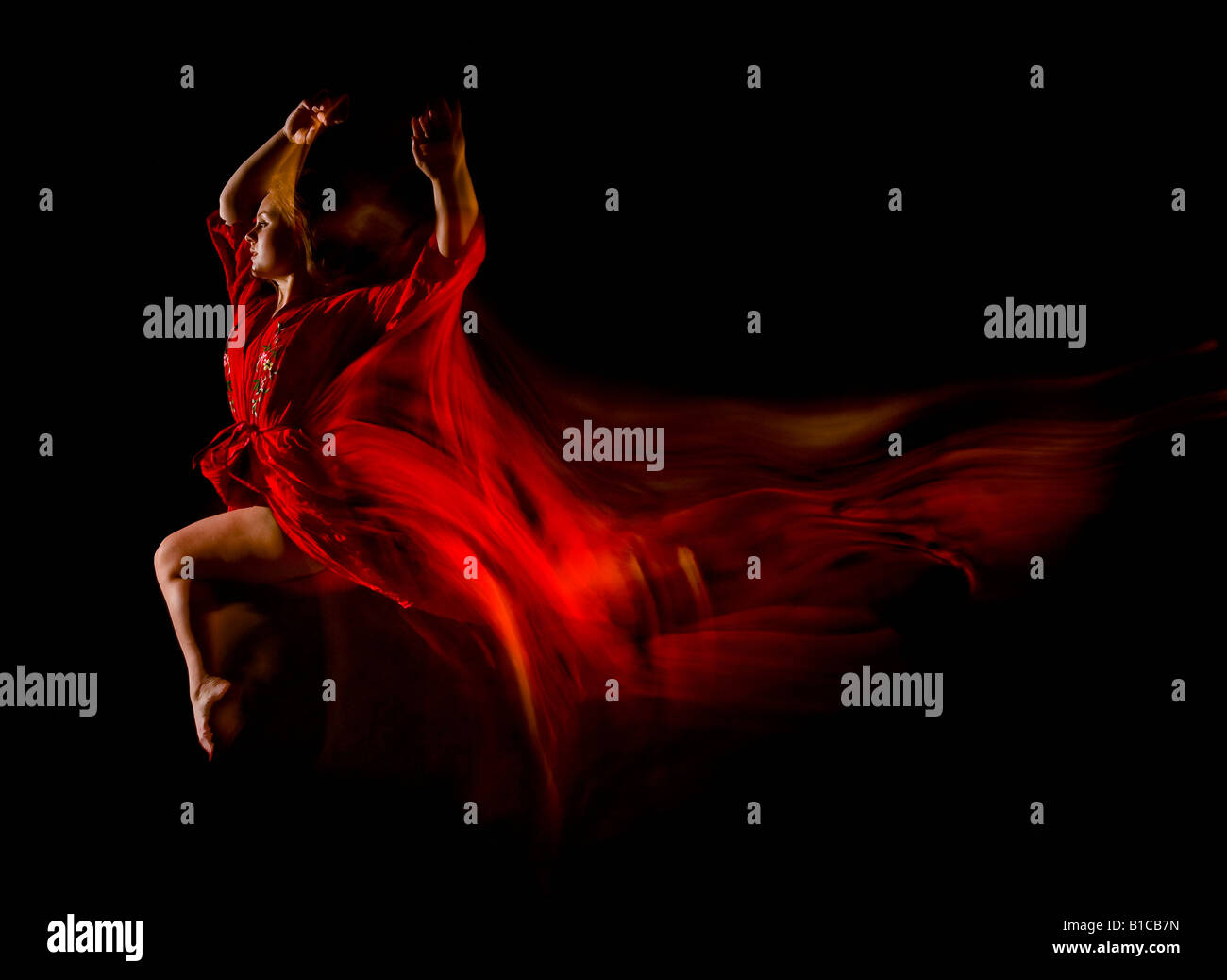 DANCE LIGHT TRAIL Stock Photo - Alamy