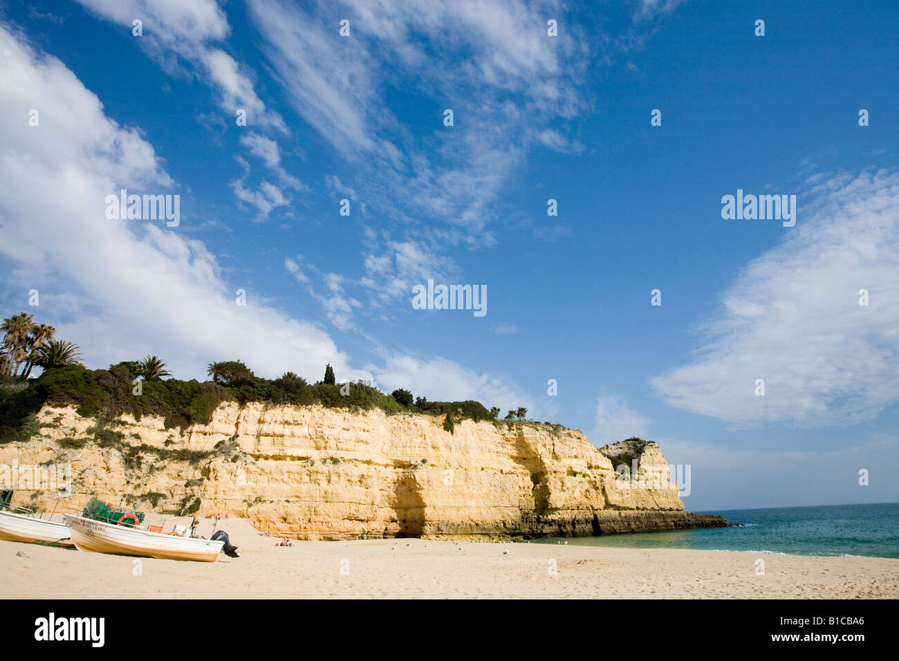 Praia do Senhora da Rocha Armacao de Pera Algarve Portugal Stock Photo ...