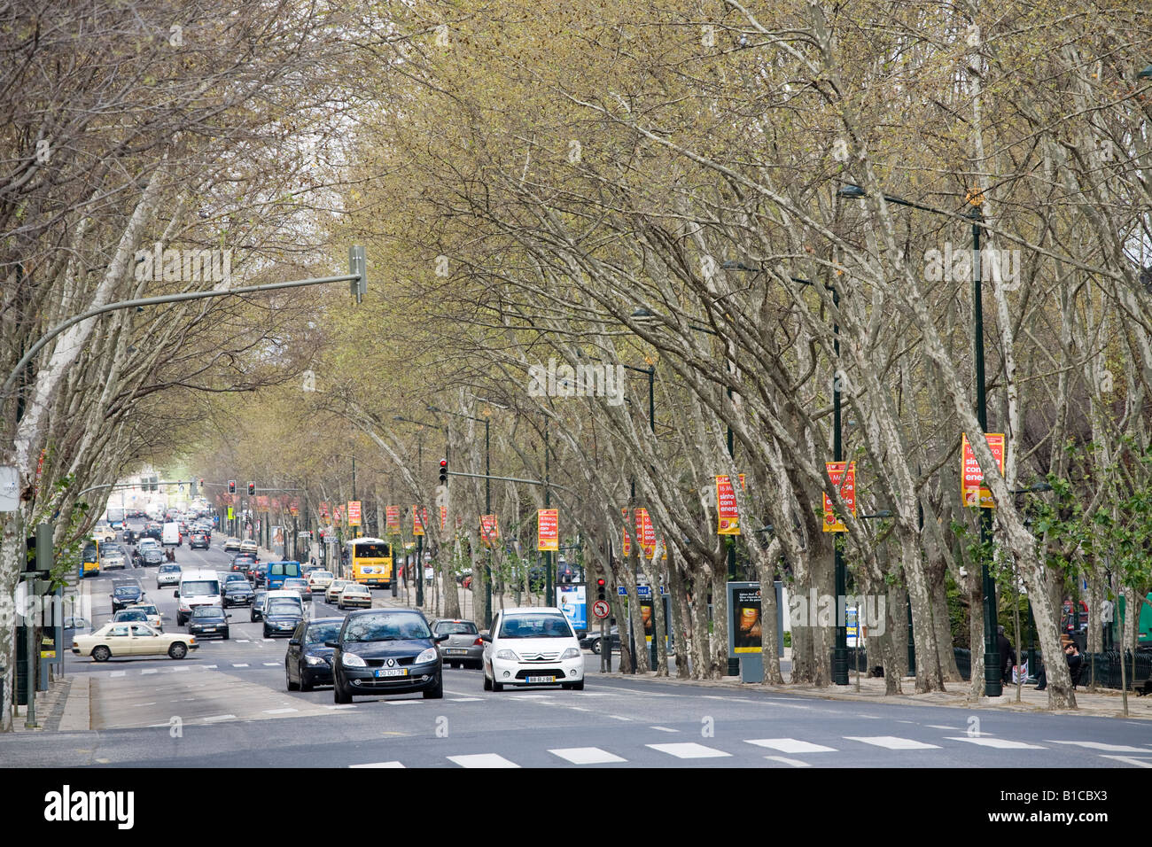 Avenida da Liberdade Lisbon Portugal Stock Photo - Alamy