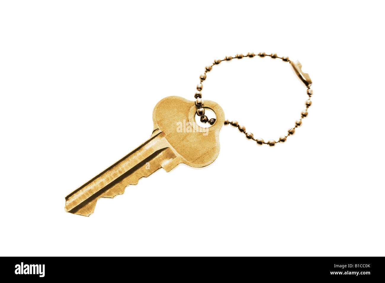 Key Chain with Key Stock Photo - Alamy