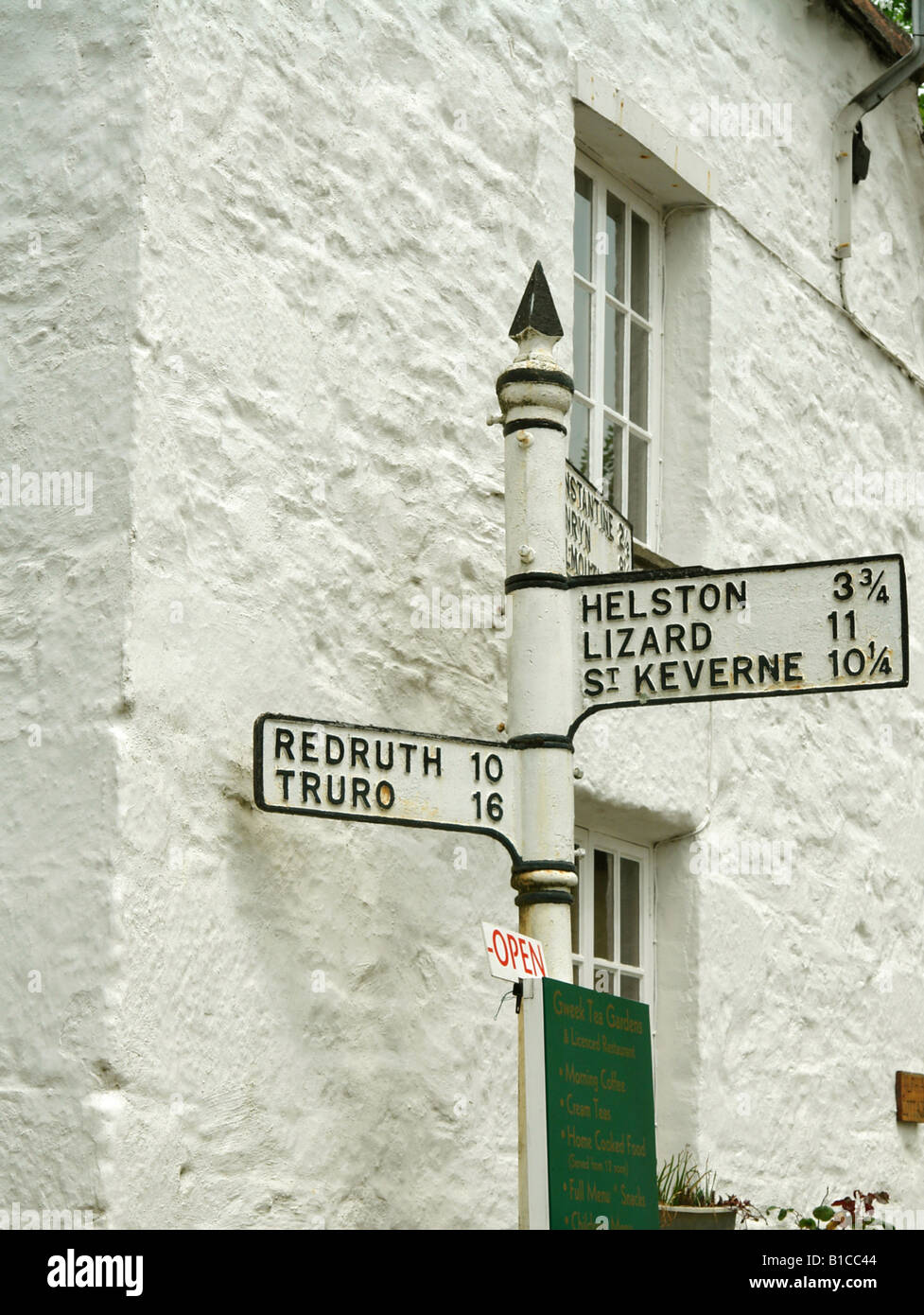 Cornish road signs gweek cornwall hi-res stock photography and images ...