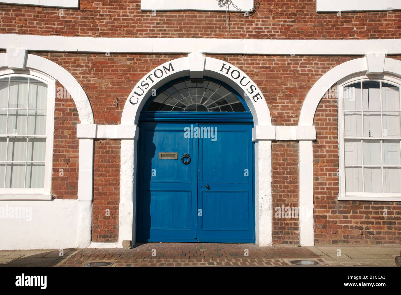 The Customs House front door, Exeter Quay, Devon, UK Stock Photo - Alamy