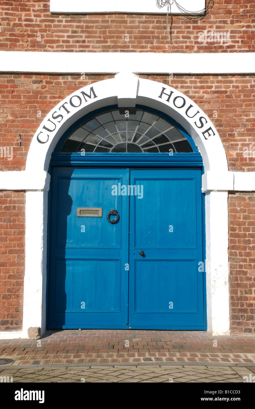 The Customs House front door, Exeter Quay, Devon, UK Stock Photo - Alamy