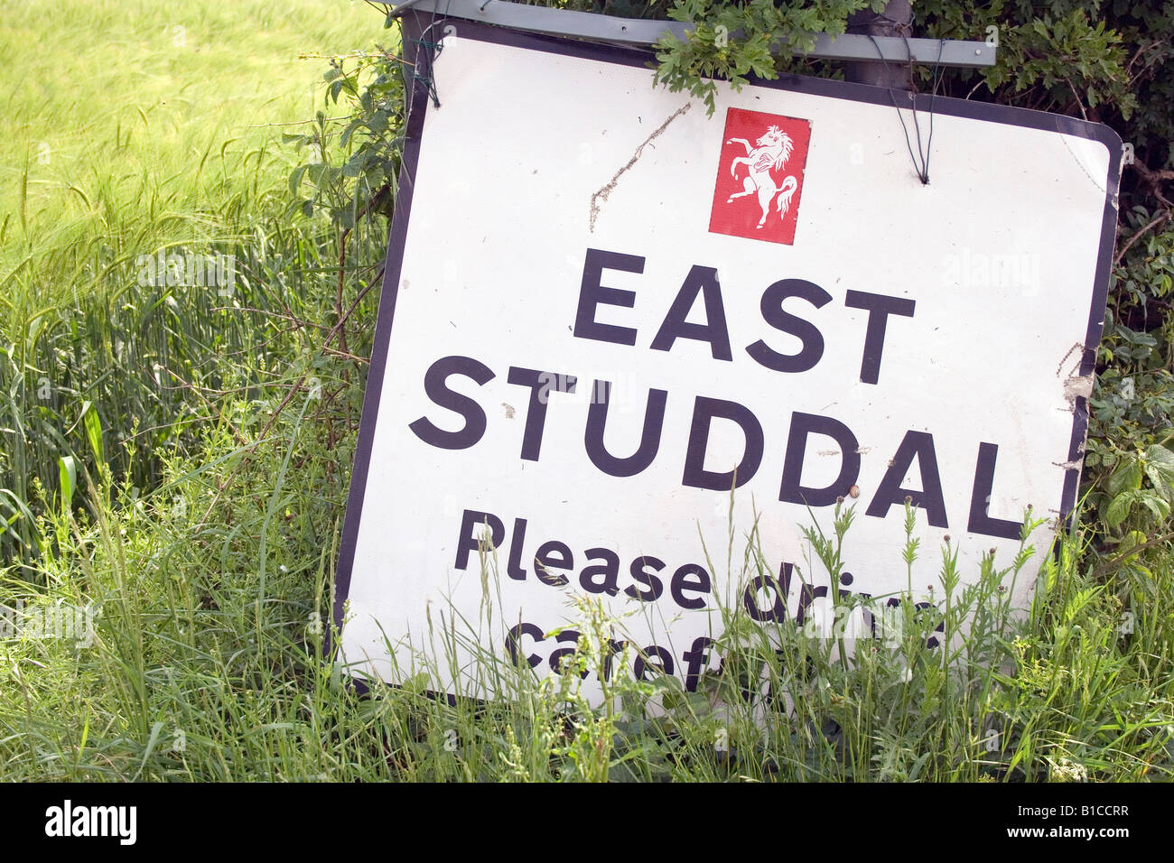 Road sign please drive carefully hi-res stock photography and images ...