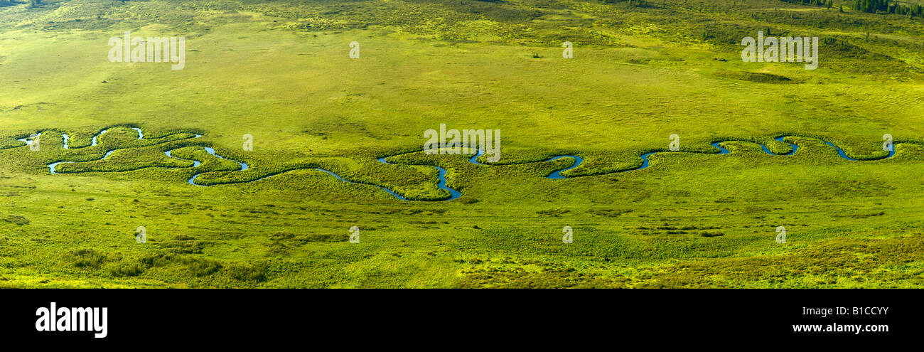 Panorama of Mountain river Stock Photo - Alamy