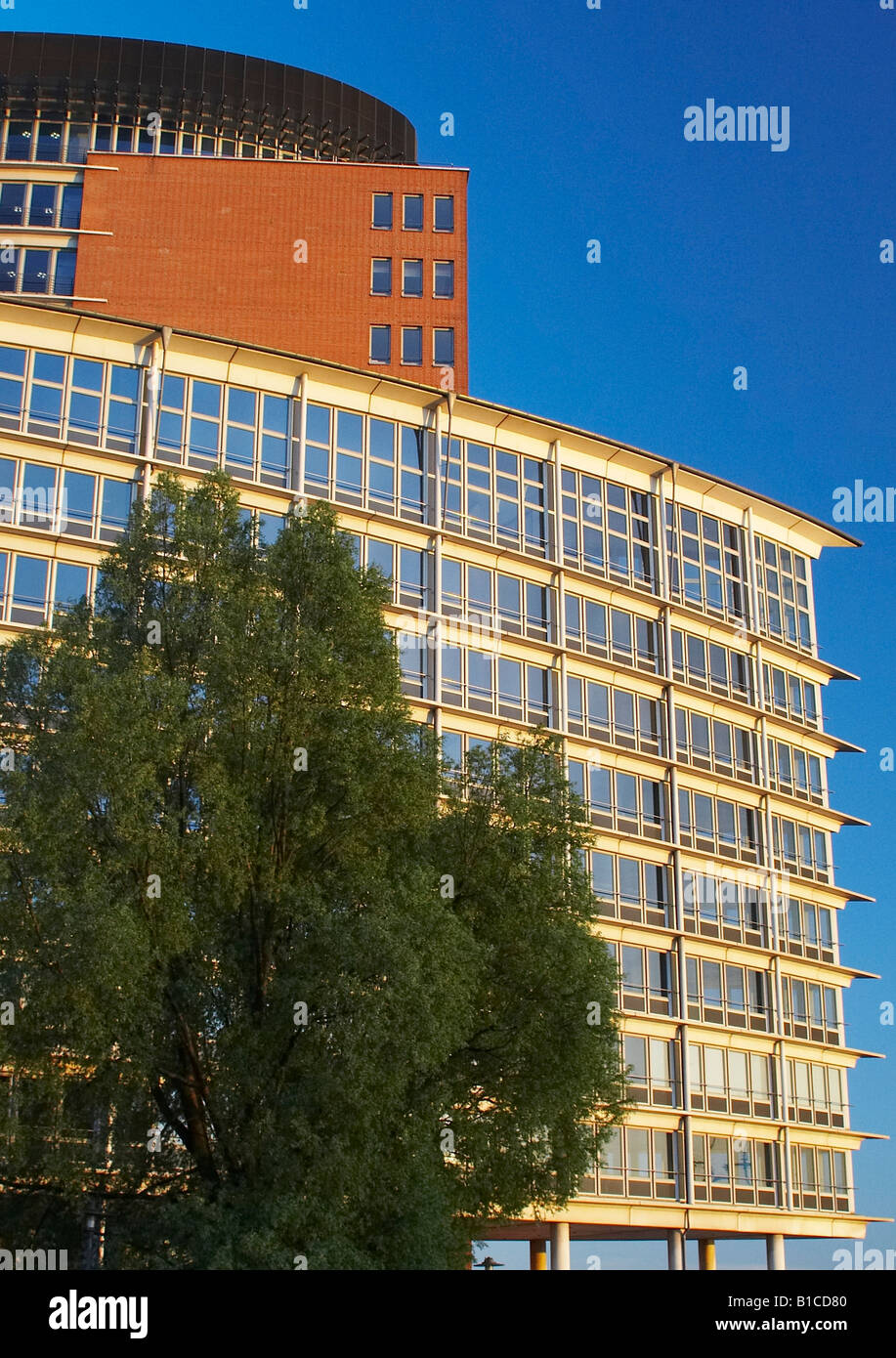 facade of a modern bureau building Stock Photo - Alamy