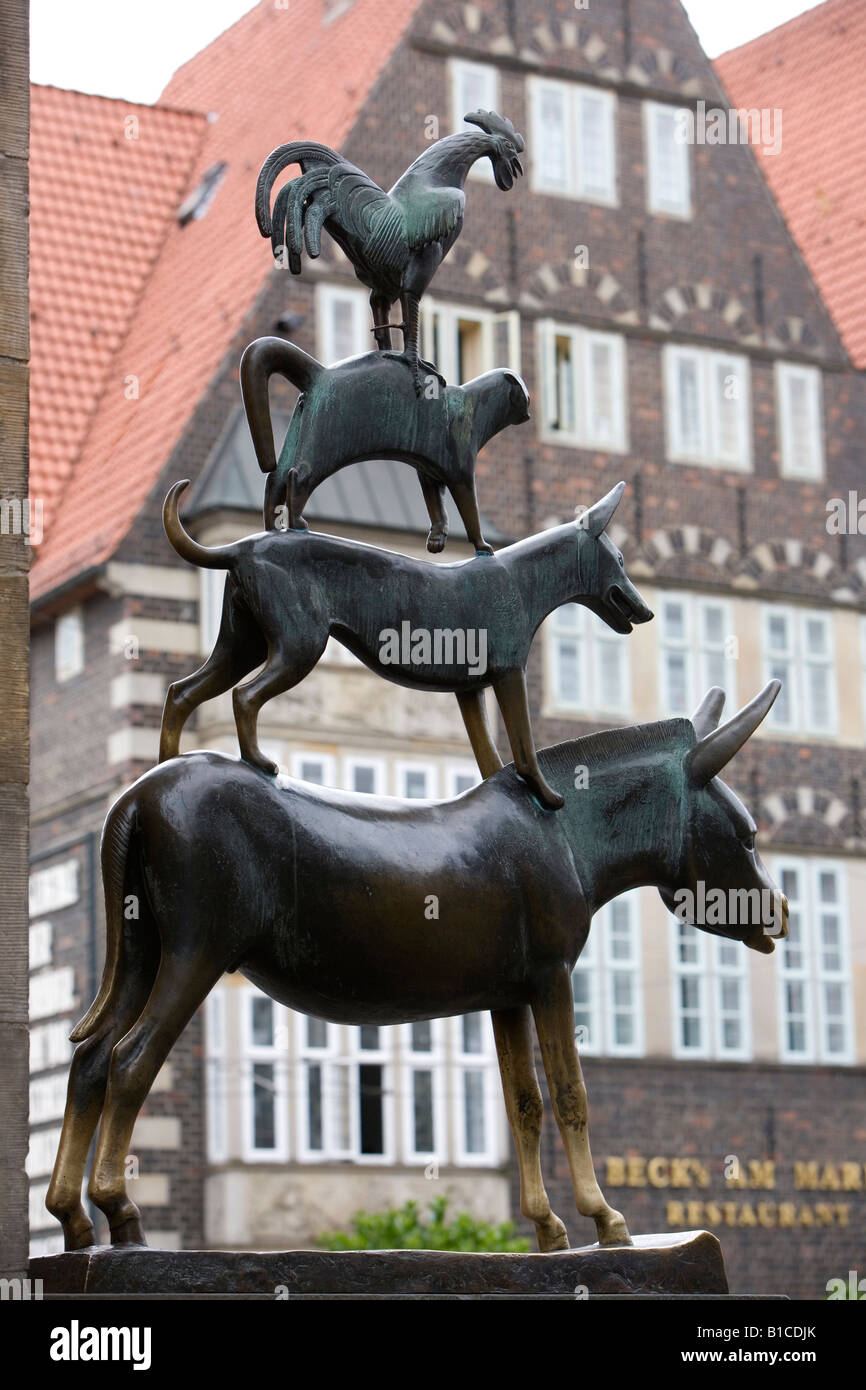 Town musicians of Bremen, northern Germany Stock Photo - Alamy