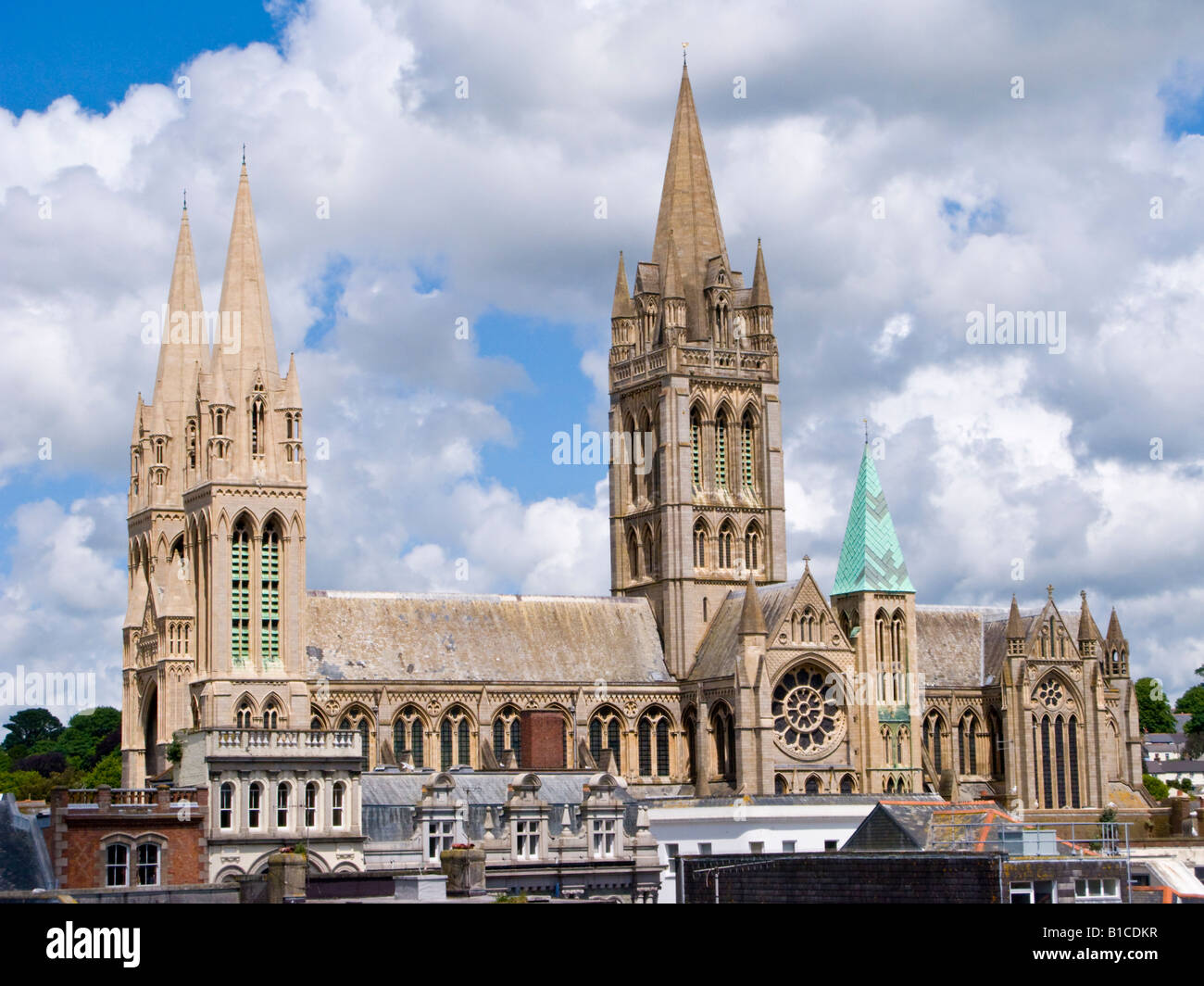 Truro Cathedral Cornwall UK Stock Photo - Alamy