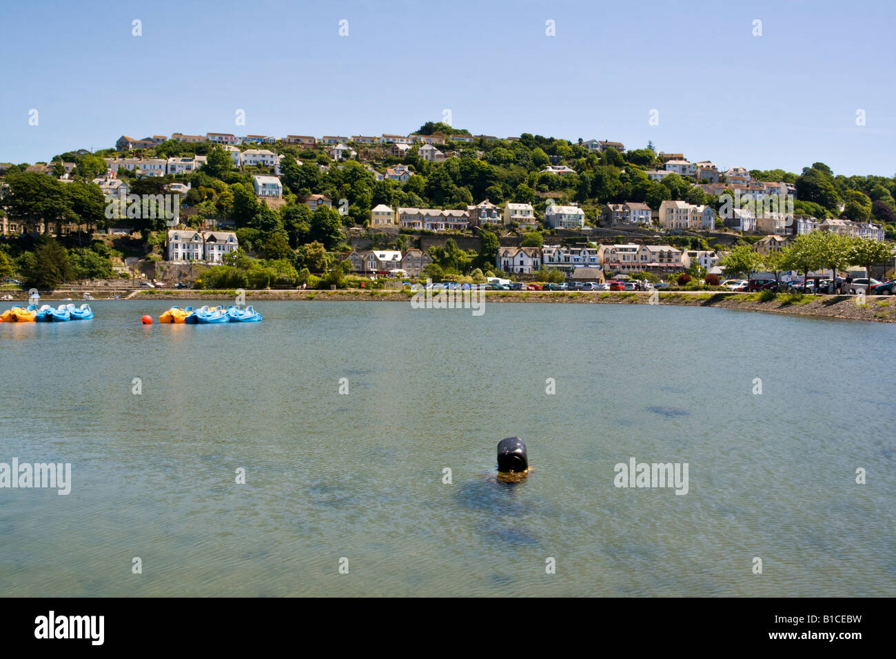 The Millpool at Looe Cornwall England UK Stock Photo - Alamy