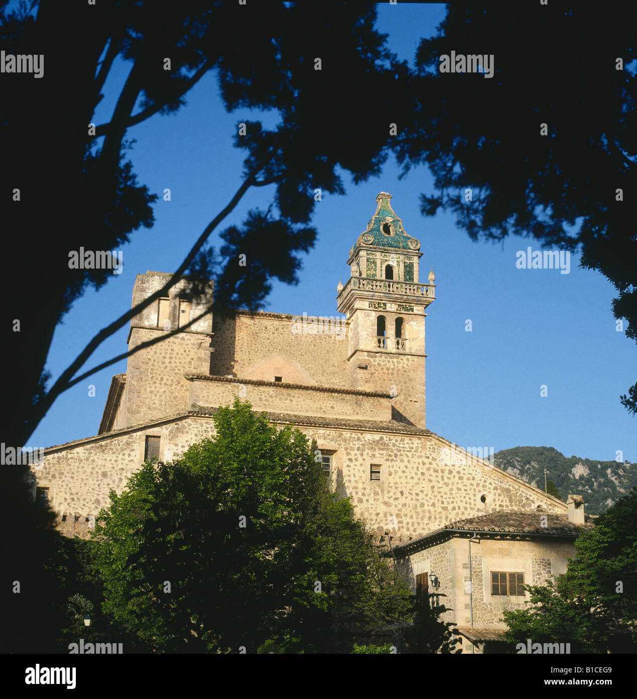 Valldemossa Kartause Monastery .Once home of the Composer Chopin Stock ...