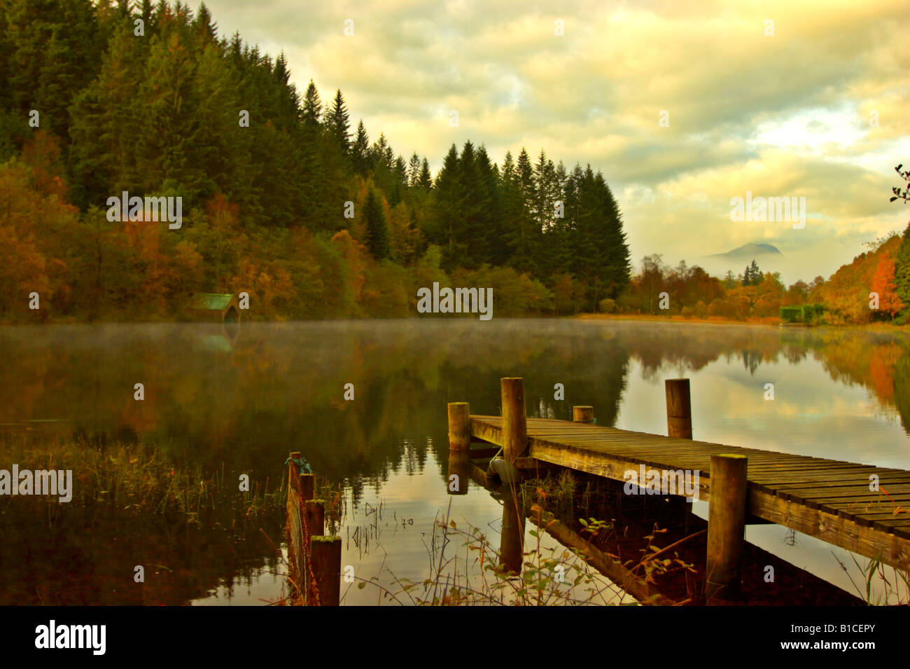 Loch Ard Jetty High Resolution Stock Photography and Images - Alamy
