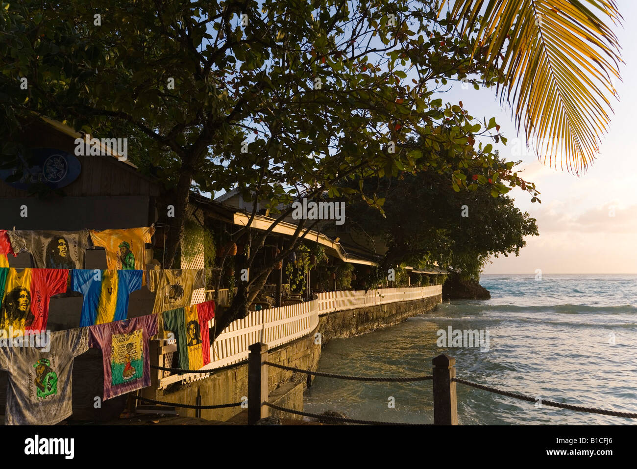 Barbados St Lawrence Gap Restaurant High Resolution Stock Photography ...