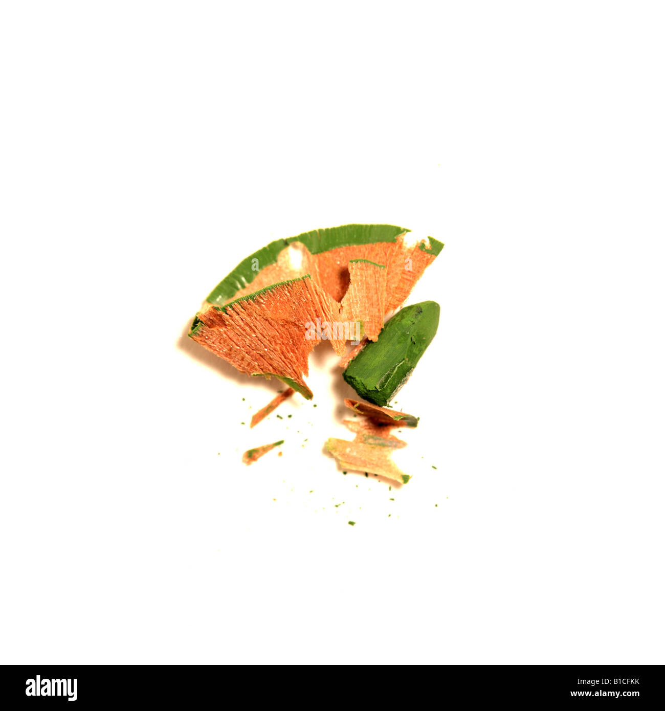 Pencil sharpener on green Cut Out Stock Images & Pictures - Alamy