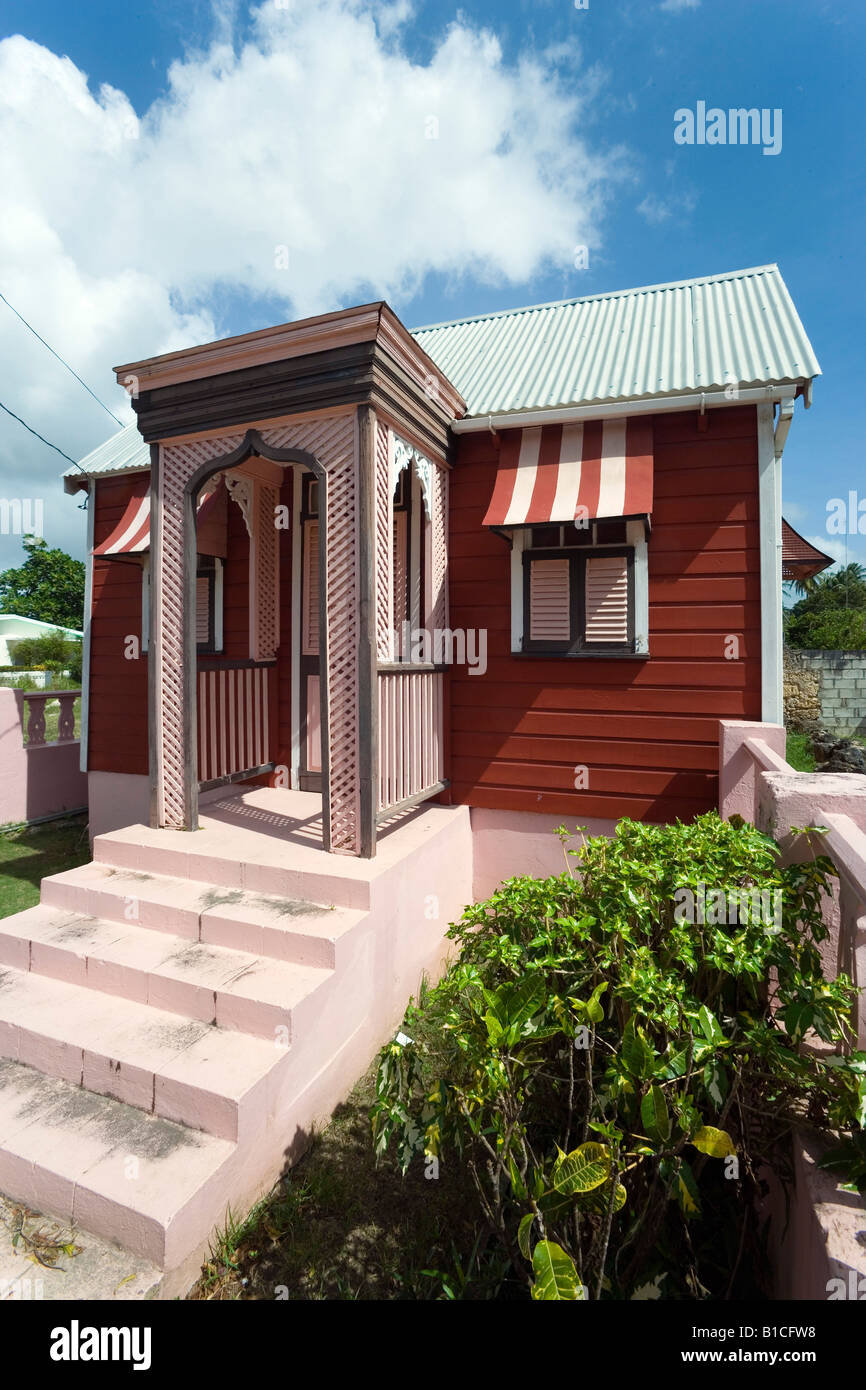 Chattel House West Coast Barbados Caribbean Stock Photo - Alamy