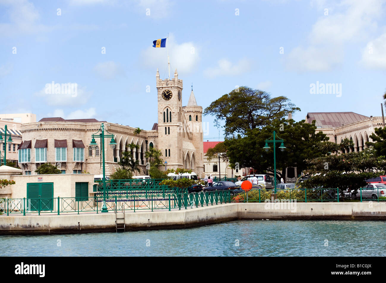 View to building Bridgetown Barbados Caribbean Stock Photo - Alamy