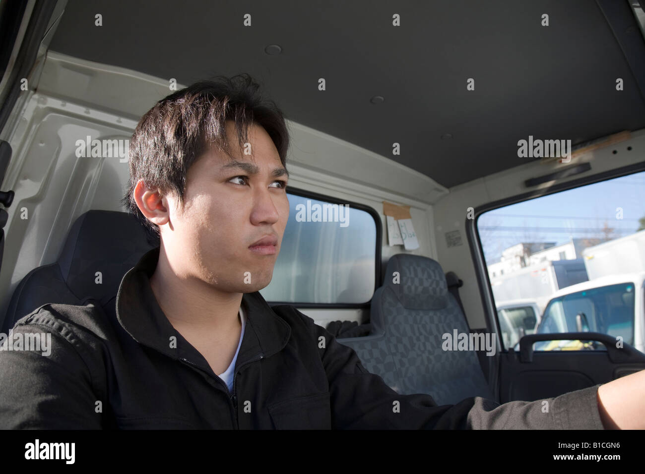 Truck and driver hi-res stock photography and images - Alamy