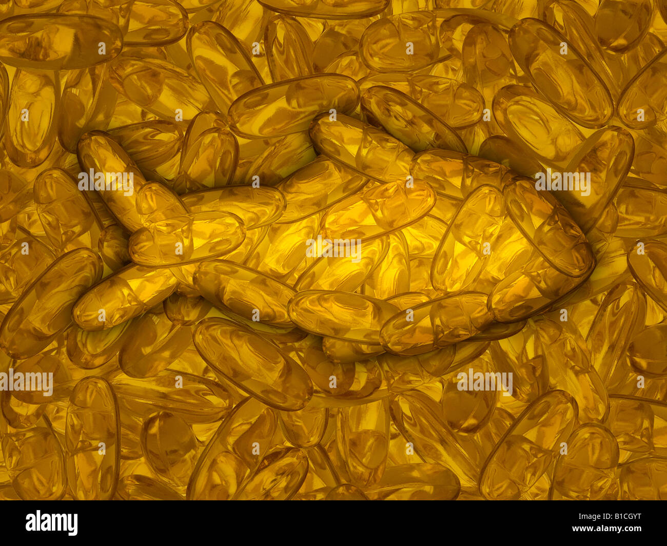 Fish Oil Soft gel Capsules In Shape of a Fish Stock Photo - Alamy