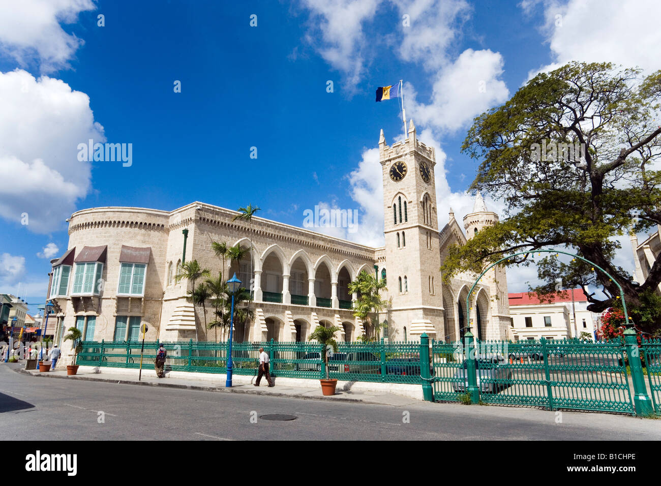 Parliament building Bridgetown Barbados Caribbean Stock Photo - Alamy