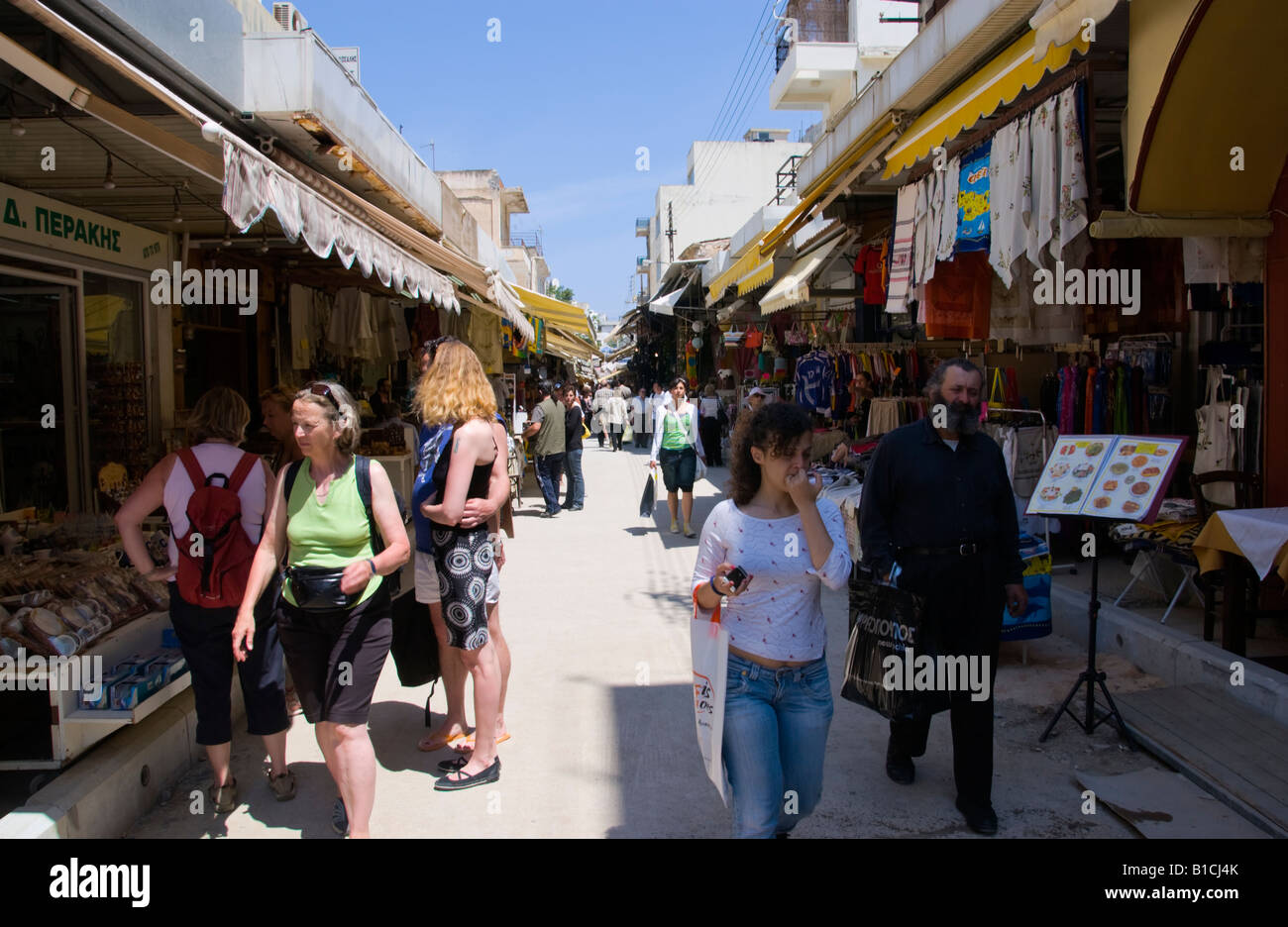 Heraklion crete shops hi-res stock photography and images - Alamy