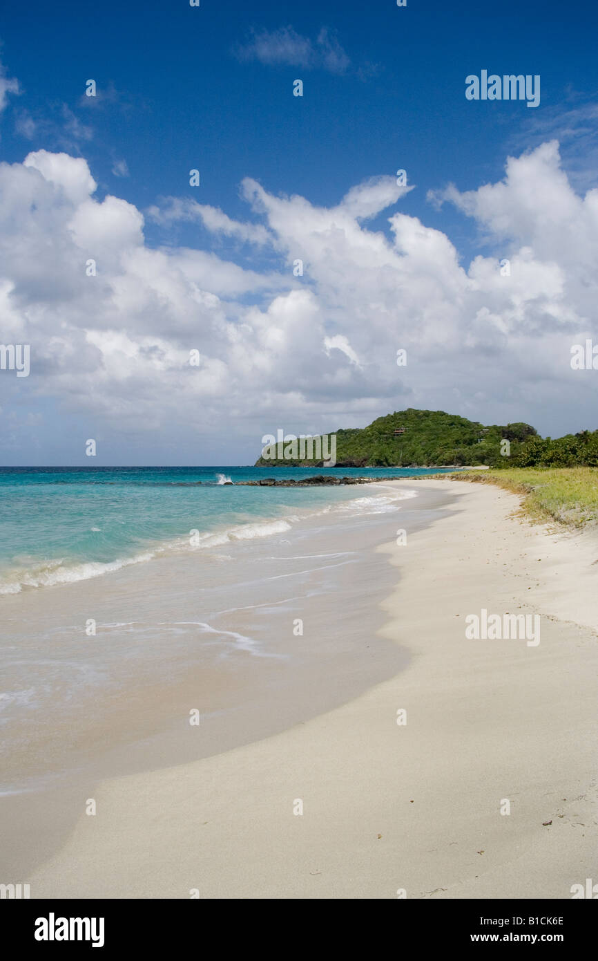 island of Bequia in the Caribbean travel landscape scenic beach ocean ...