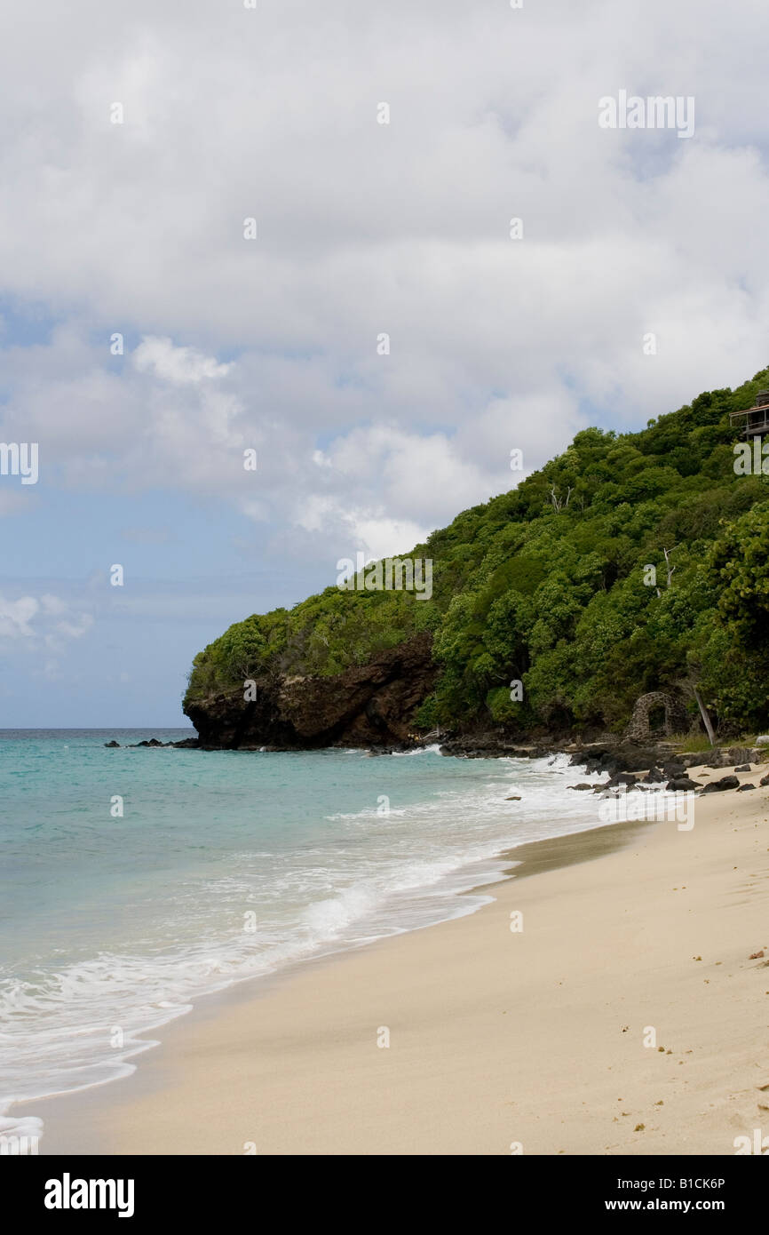 island of Bequia in the Caribbean travel landscape scenic beach ocean ...