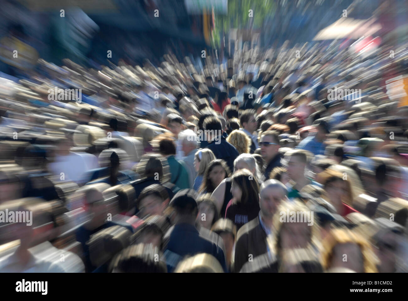 Digital altered crowd hi-res stock photography and images - Alamy