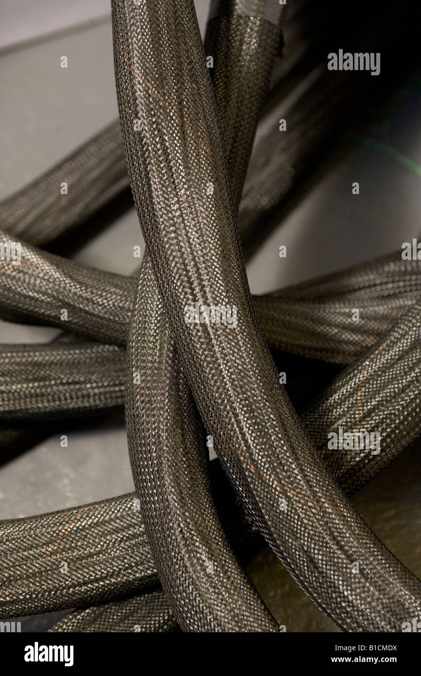 Data cables being installed Stock Photo - Alamy